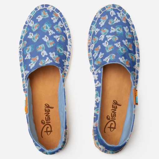 Frozen | Olaf Ice Block Pattern Espadrilles | Zazzle