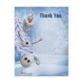 Frozen Olaf | In Pieces Thank You Note Card | Zazzle
