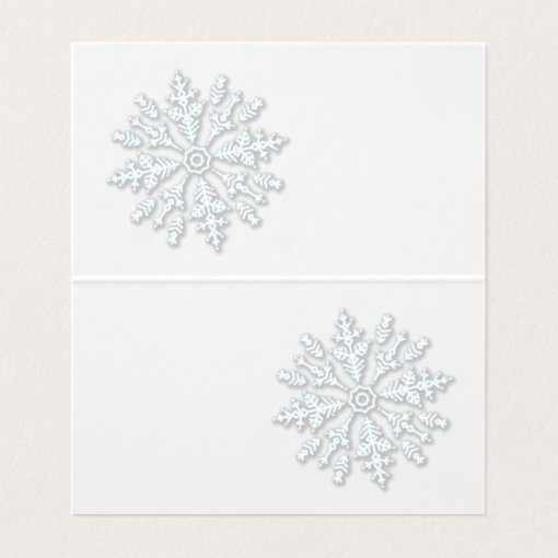 Frozen snowflake Wedding Table number, Place card | Zazzle