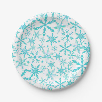 Snowflake Plates | Zazzle