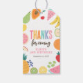 Fruit Birthday Party Gift Tags | Zazzle