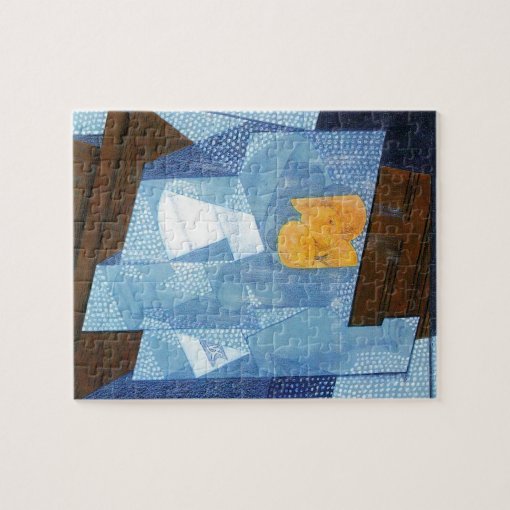 Fruit Bowl by Juan Gris, Vintage Cubism Still Life Jigsaw Puzzle | Zazzle