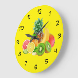 Fruit Kitchen Clock | Zazzle
