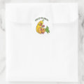 Fruit Punch Funny Drink Pun Classic Round Sticker | Zazzle