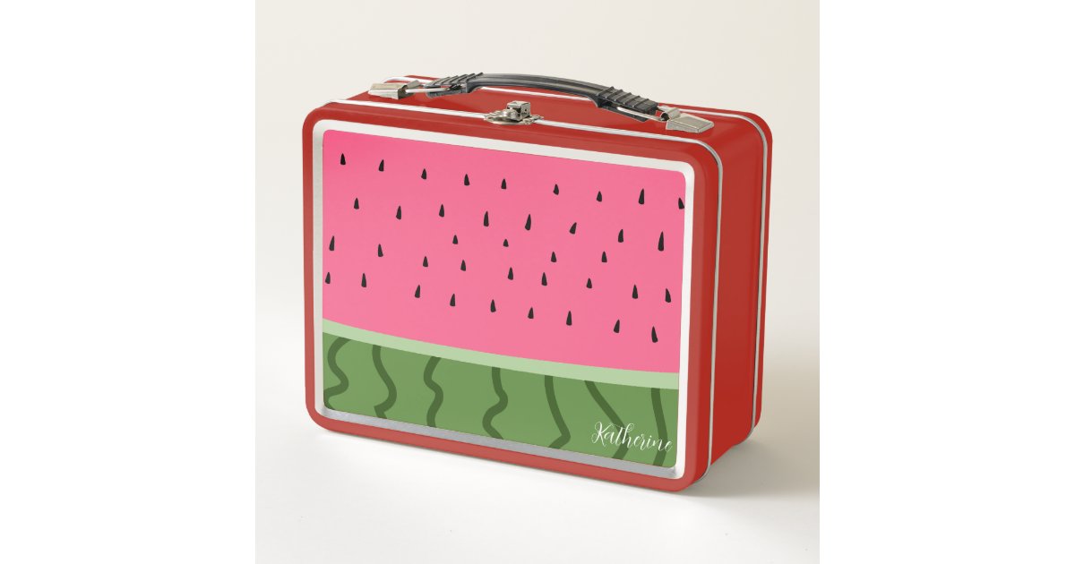 Fruit Watermelon Metal Lunch Box | Zazzle