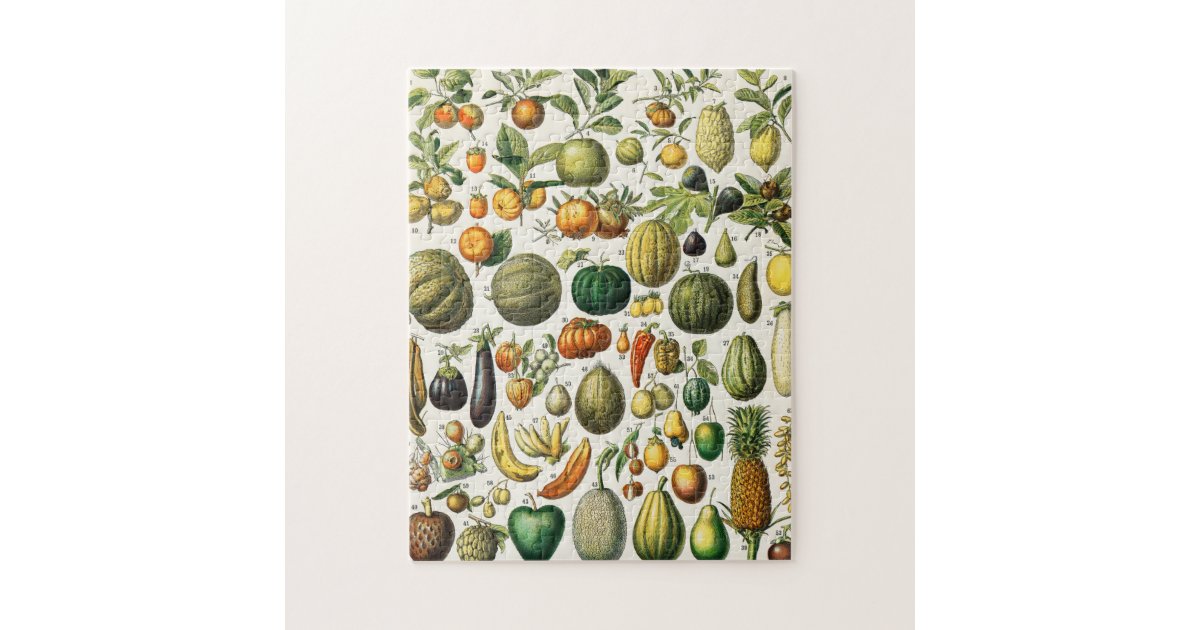 Fruits and Vegetables Jigsaw Puzzle | Zazzle