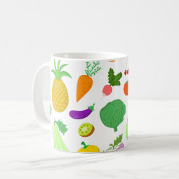 Fruits and Vegetables Mug | Zazzle