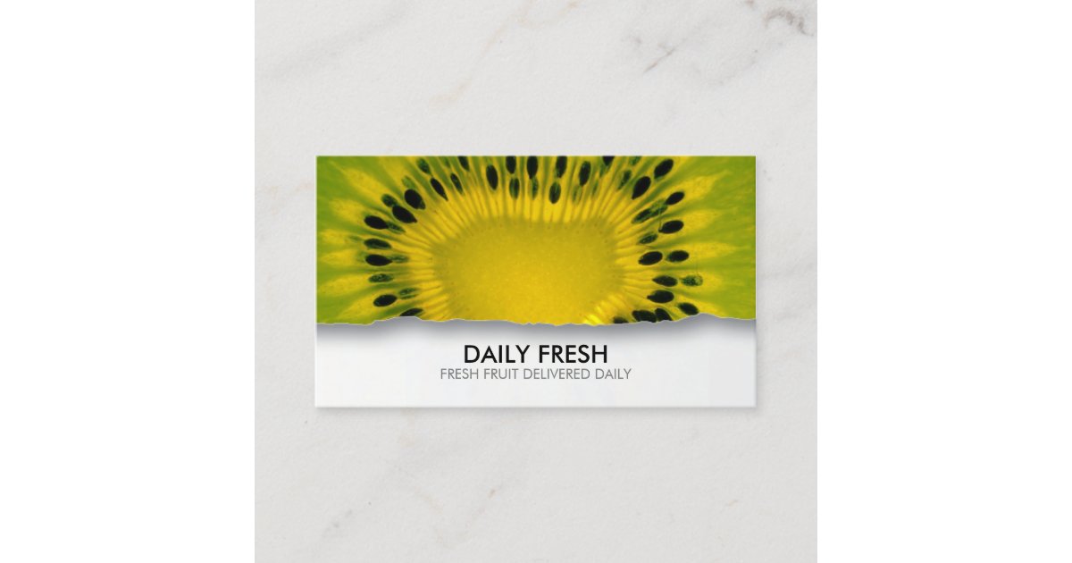 Fruits Fresh Food Delivery Business Card | Zazzle