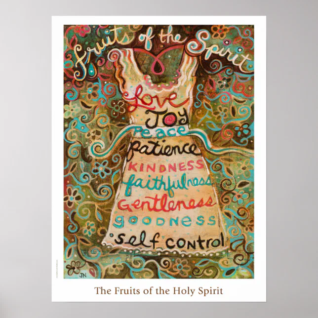 Fruits of the Holy Spirit Classroom Poster | Zazzle