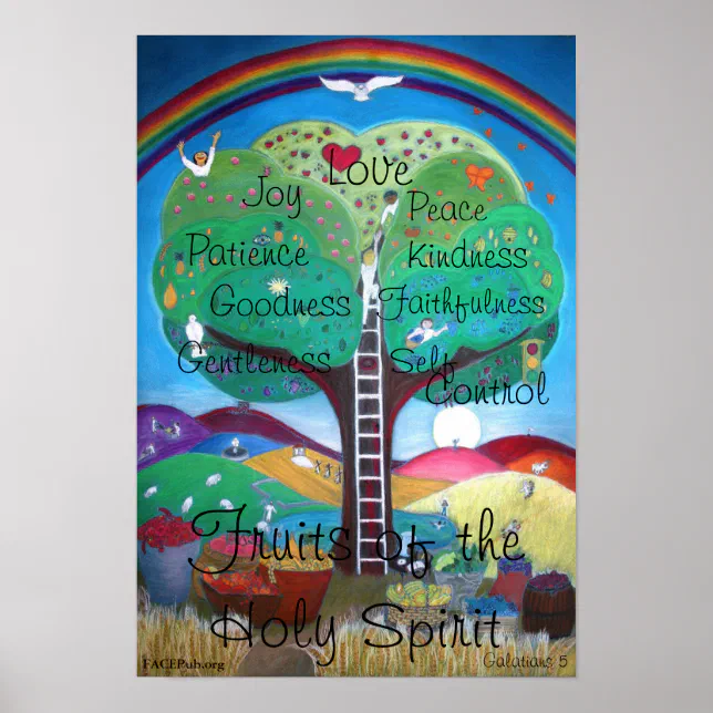 Fruits of the Holy Spirit Poster | Zazzle