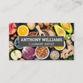 Fruits Vegetables Nuts Herbs Spices Business Card | Zazzle