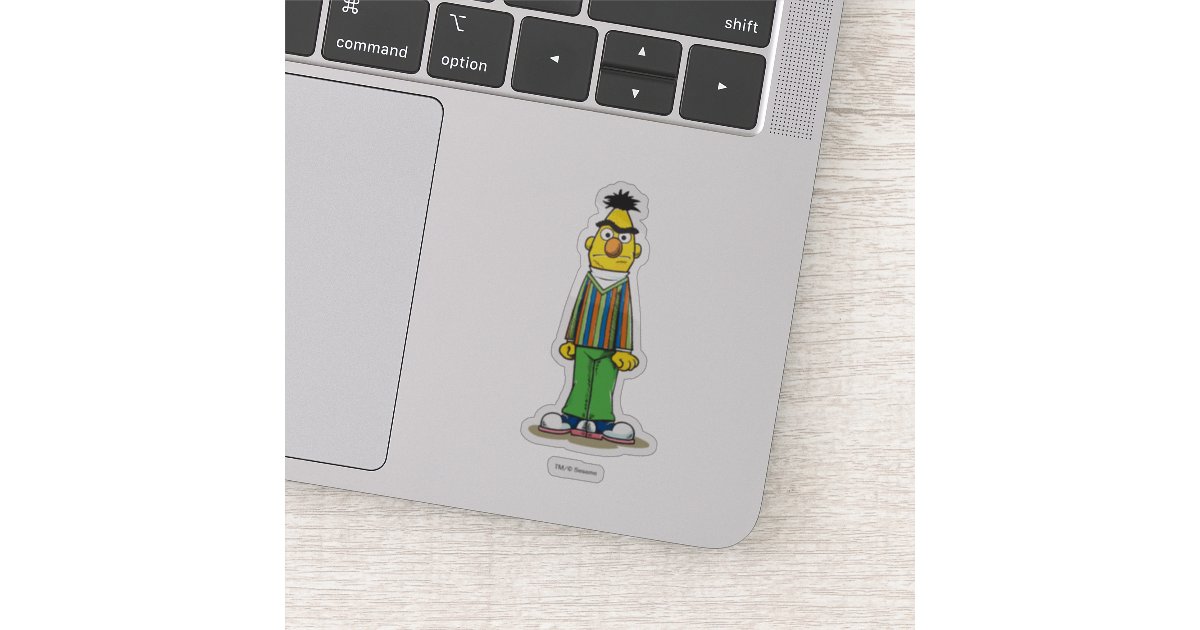 Frustrated Bert Sticker | Zazzle