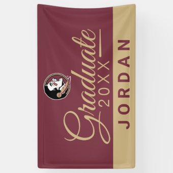 FSU Florida State University Graduation Banner | Zazzle