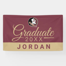 FSU Florida State University Graduation Banner | Zazzle