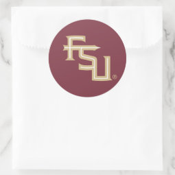 FSU Seminoles Classic Round Sticker | Zazzle