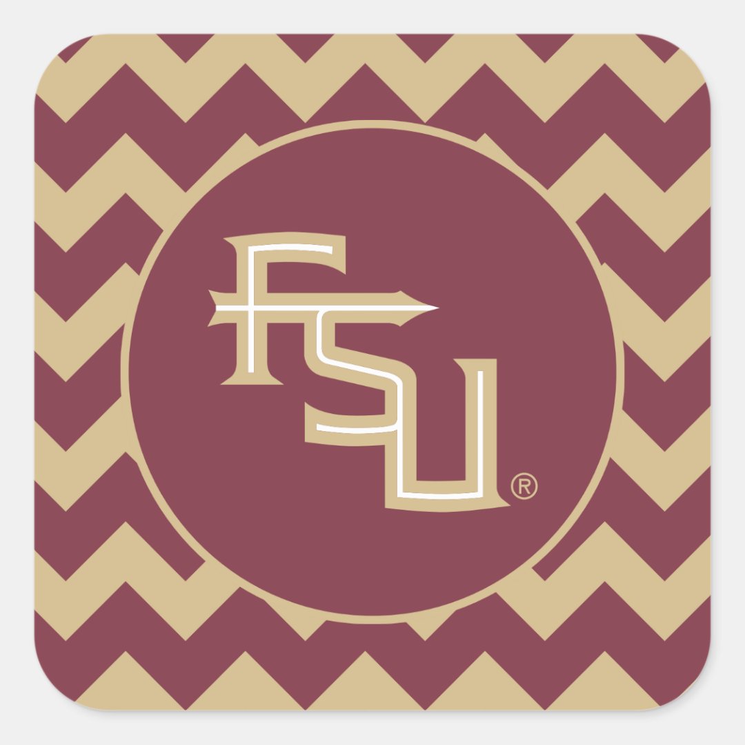 FSU Seminoles Square Sticker | Zazzle