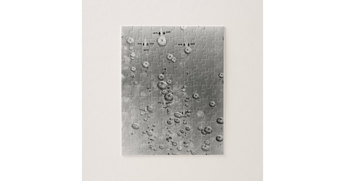 Ft Benning, Military Paratrooper Jump Jigsaw Puzzle | Zazzle