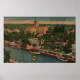 Ft. Lauderdale, FL - View of New River & Court Poster | Zazzle