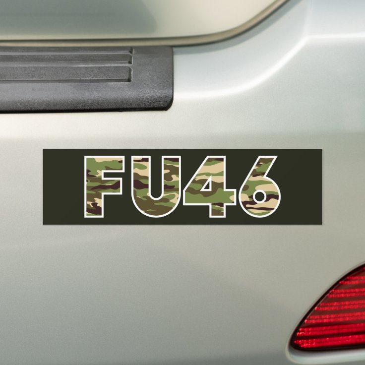 FU46 Biden Bumper Sticker | Zazzle