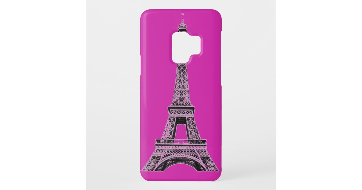 Fuchsia Eiffel Tower Phone Cases and Covers | Zazzle