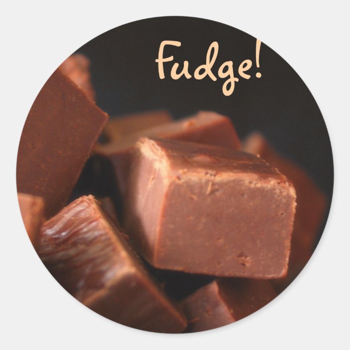Fudge Sticker | Zazzle.com