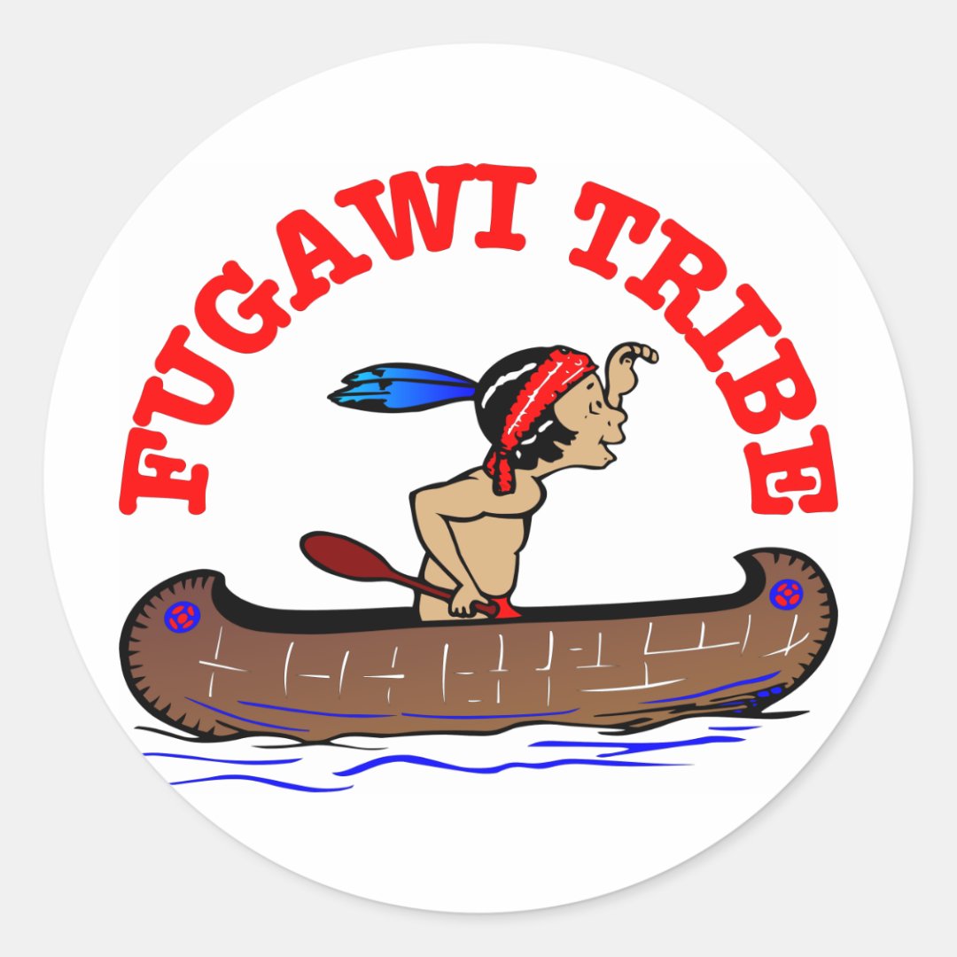 Fugawi Tribe Classic Round Sticker | Zazzle