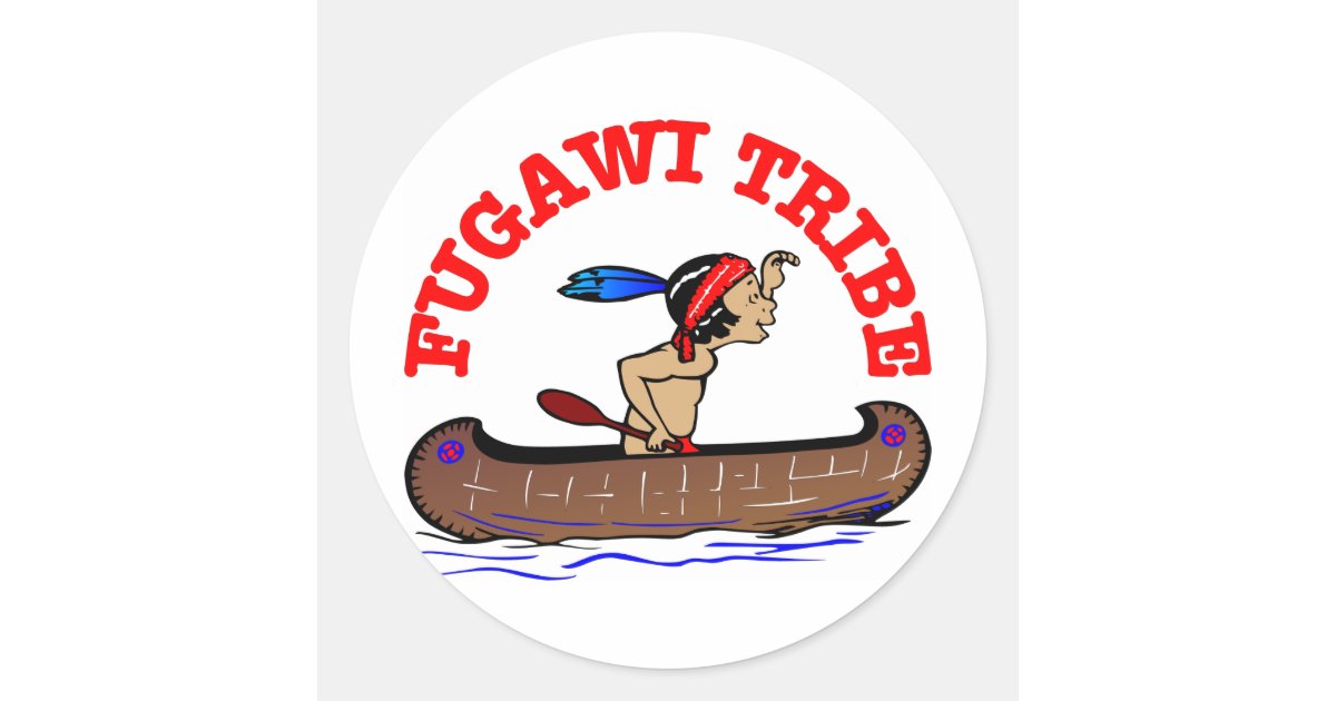Fugawi Tribe Classic Round Sticker | Zazzle