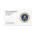 FUGITIVE RECOVERY AGENT business cards | Zazzle