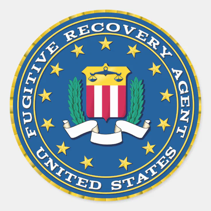 Fugitive Recovery Agent Classic Round Sticker | Zazzle