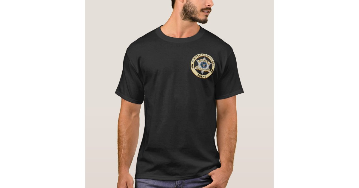 Fugitive Recovery Agent T-Shirt | Zazzle