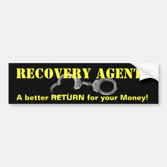 Fugitive Recovery Bumper Sticker | Zazzle