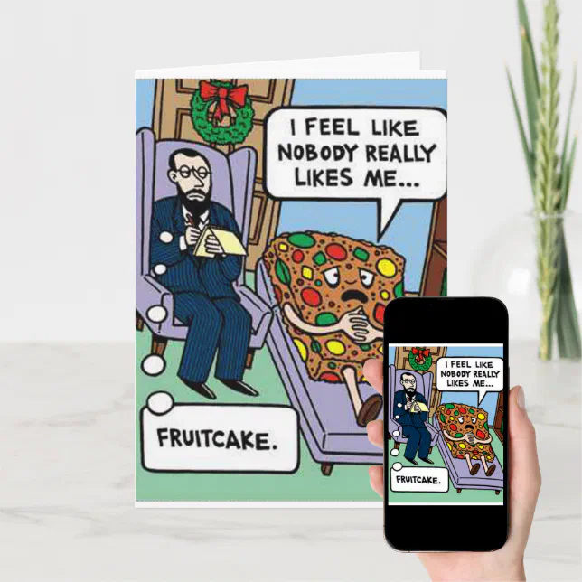 Fuitcake Psychology Greeting Card | Zazzle