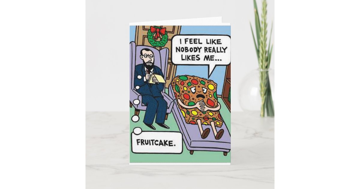 Fuitcake Psychology Greeting Card | Zazzle