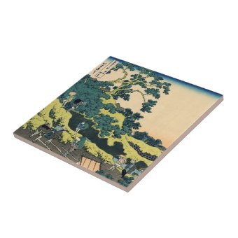 Fuji from Mishima Pass Tile | Zazzle