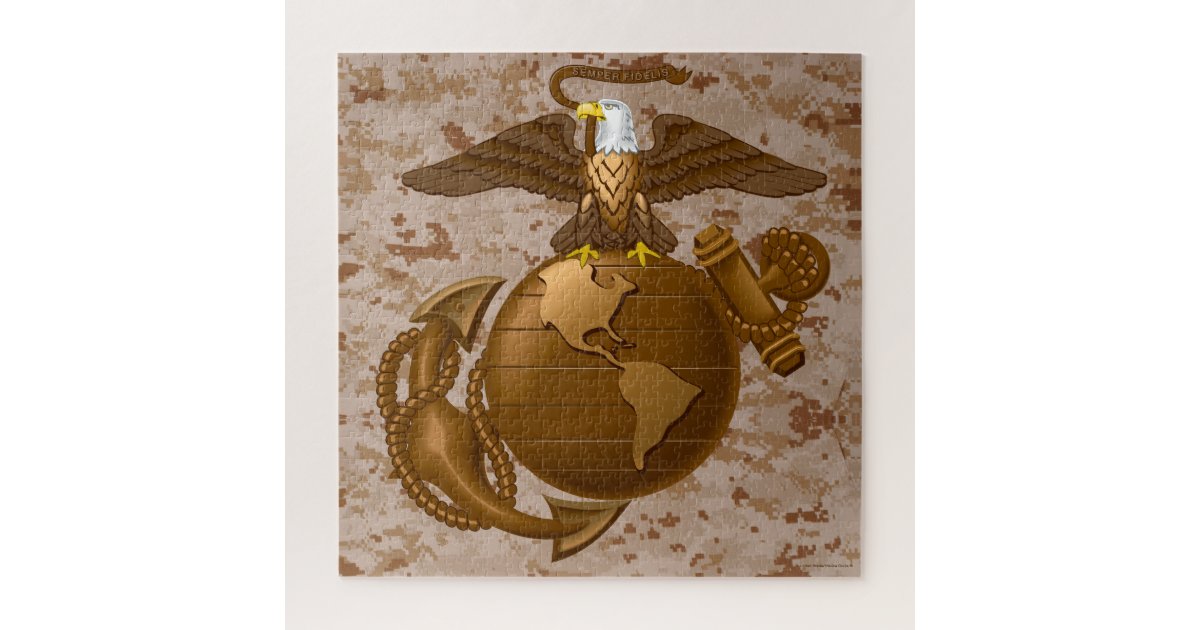 Full-Color EGA - Bronze Jigsaw Puzzle | Zazzle