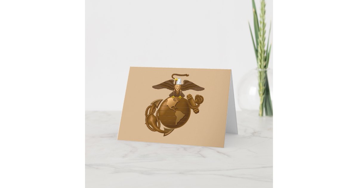 Full-Color EGA - Bronze Note Card | Zazzle