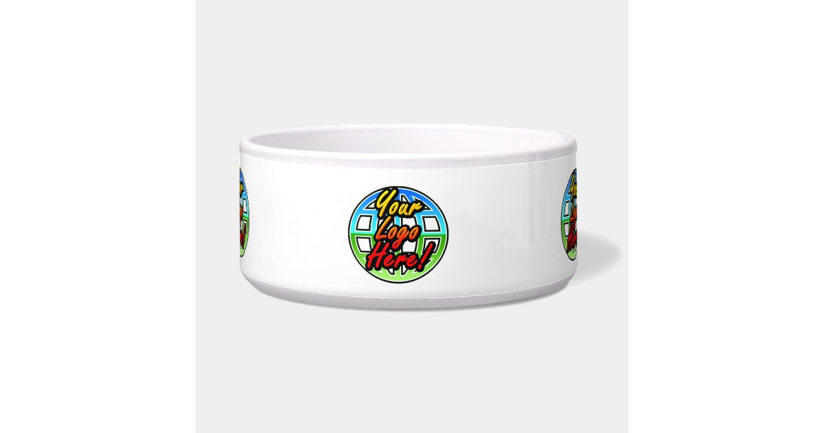 Full Color Logo Corporate Gift Custom Bowl | Zazzle