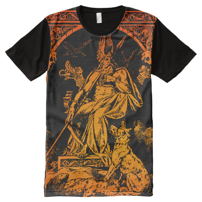 Full Front Odin Art Shirt Zazzle