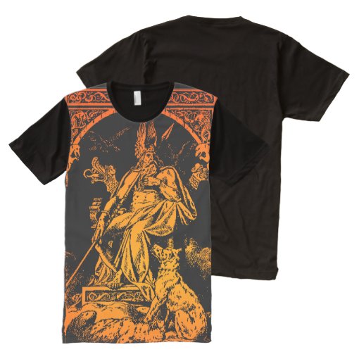 Full Front Odin Art Shirt Zazzle