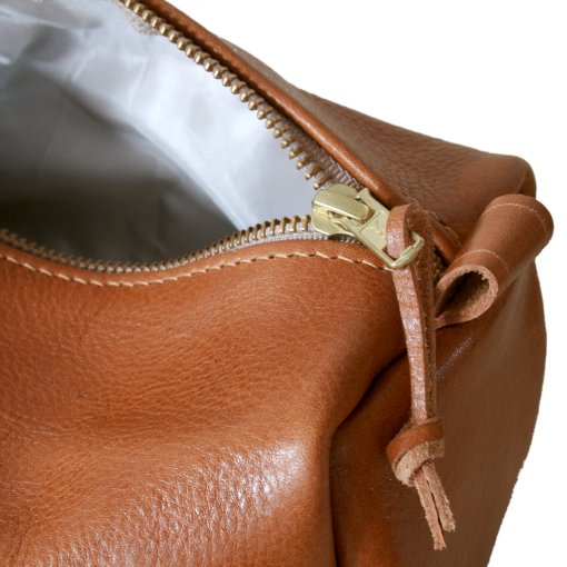 Full Grain Italian Leather Dopp Kit | Zazzle