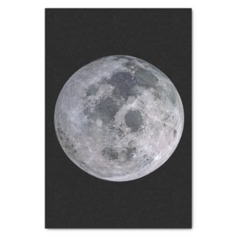 FULL MOON 15” Wrapping Tissue Paper | Zazzle