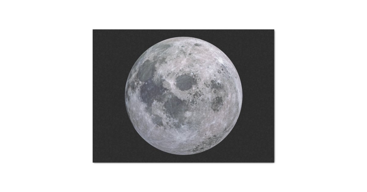 FULL MOON 23” Wrapping Tissue Paper | Zazzle