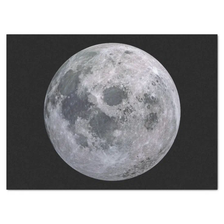 FULL MOON 23” Wrapping Tissue Paper | Zazzle