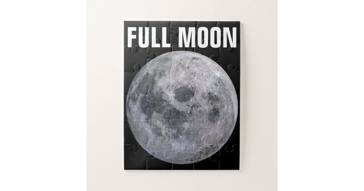FULL MOON 30 Pc. Kids' Jigsaw Puzzle | Zazzle
