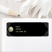 Full Moon Address Labels Template | Zazzle
