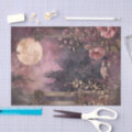 FULL MOON AND GARDEN DECOUPAGE TISSUE PAPER | Zazzle