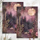 FULL MOON AND GARDEN DECOUPAGE TISSUE PAPER | Zazzle