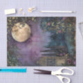 FULL MOON AND GARDEN DECOUPAGE TISSUE PAPER | Zazzle