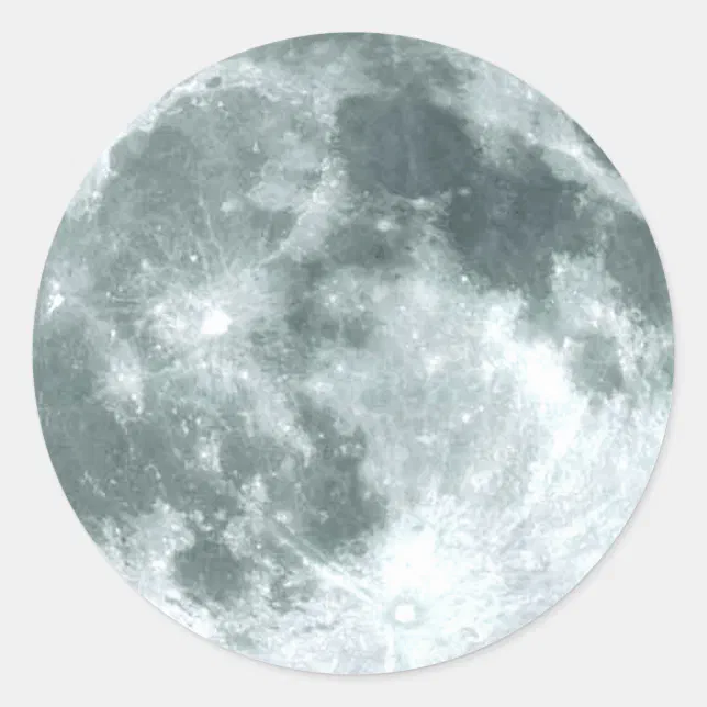 "FULL MOON" Astronomy Stickers | Zazzle