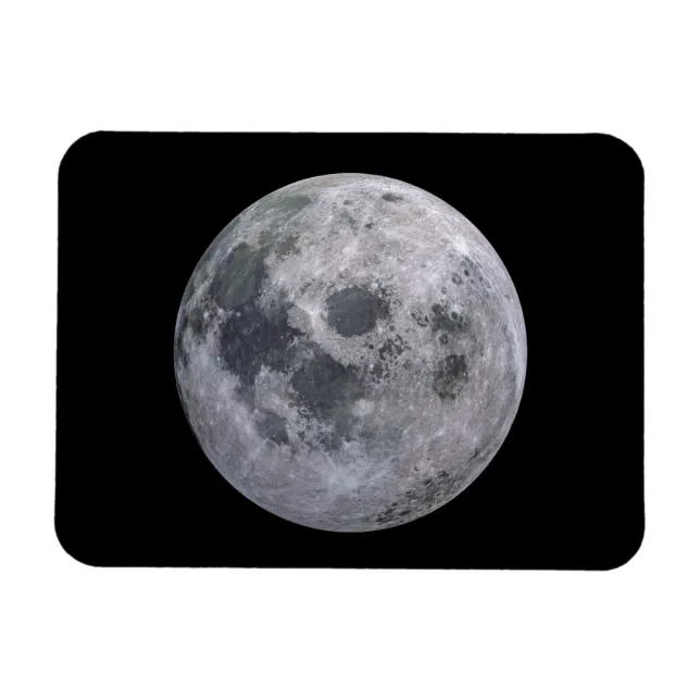 FULL MOON Custom Flexible Fridge Magnet | Zazzle